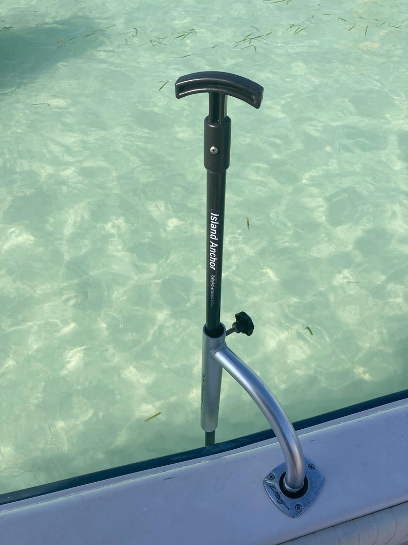 Island Anchor Shallow Water Anchor Pole Mount clear Anodize Mounts in ...