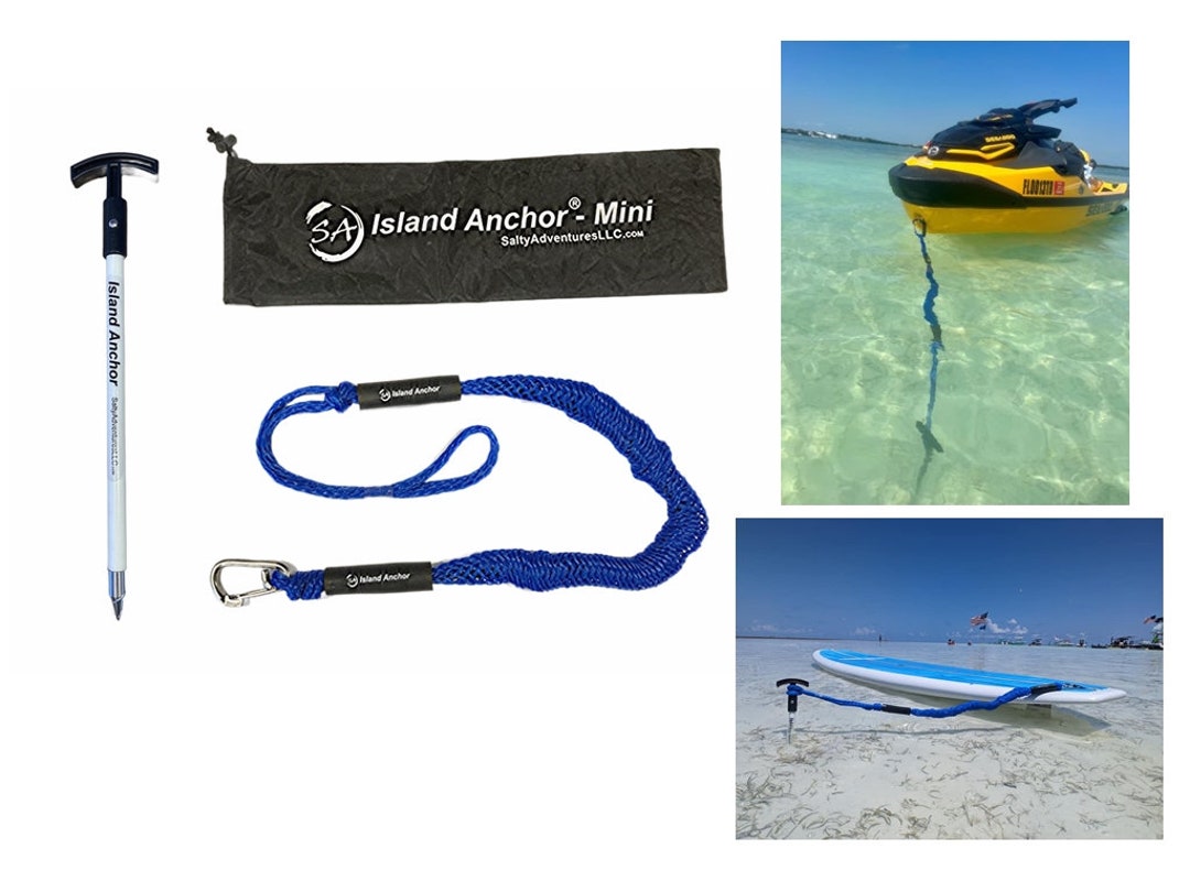 Island Anchor - Mini - Anchor for PWC, Jet Ski, Kayak, Paddle Board and ...