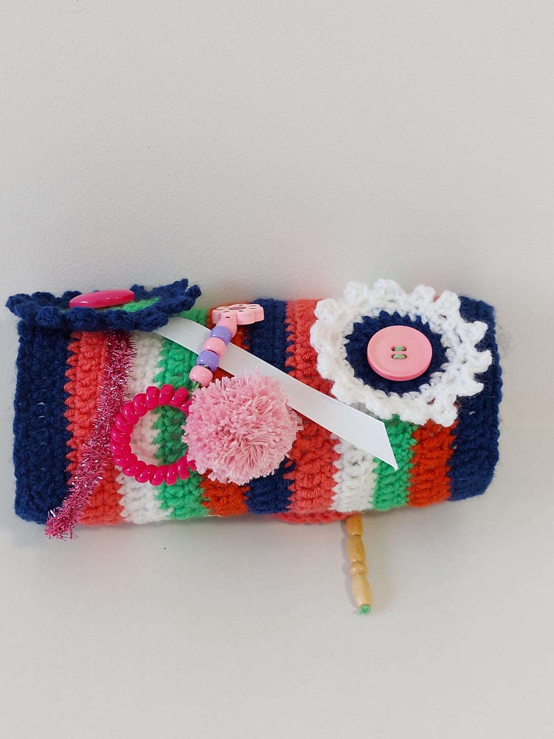 Mini Twiddle Fidget Muff ~ Colourful ~ Alzheimer's/dementia ~ Gift ...