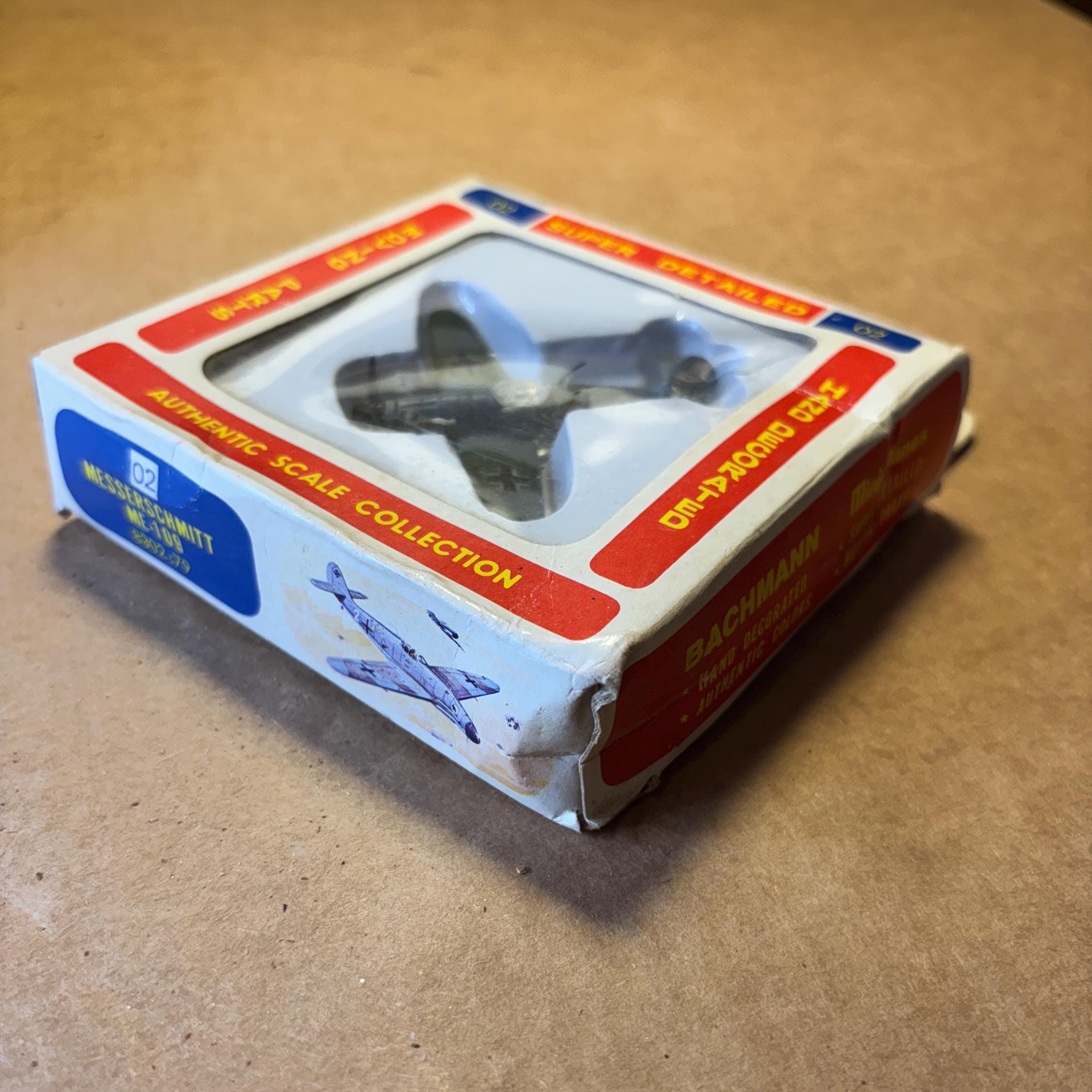 1960s Bachmann Mini Plane Messerschmitt ME-109 in Original Box 8302:79 ...
