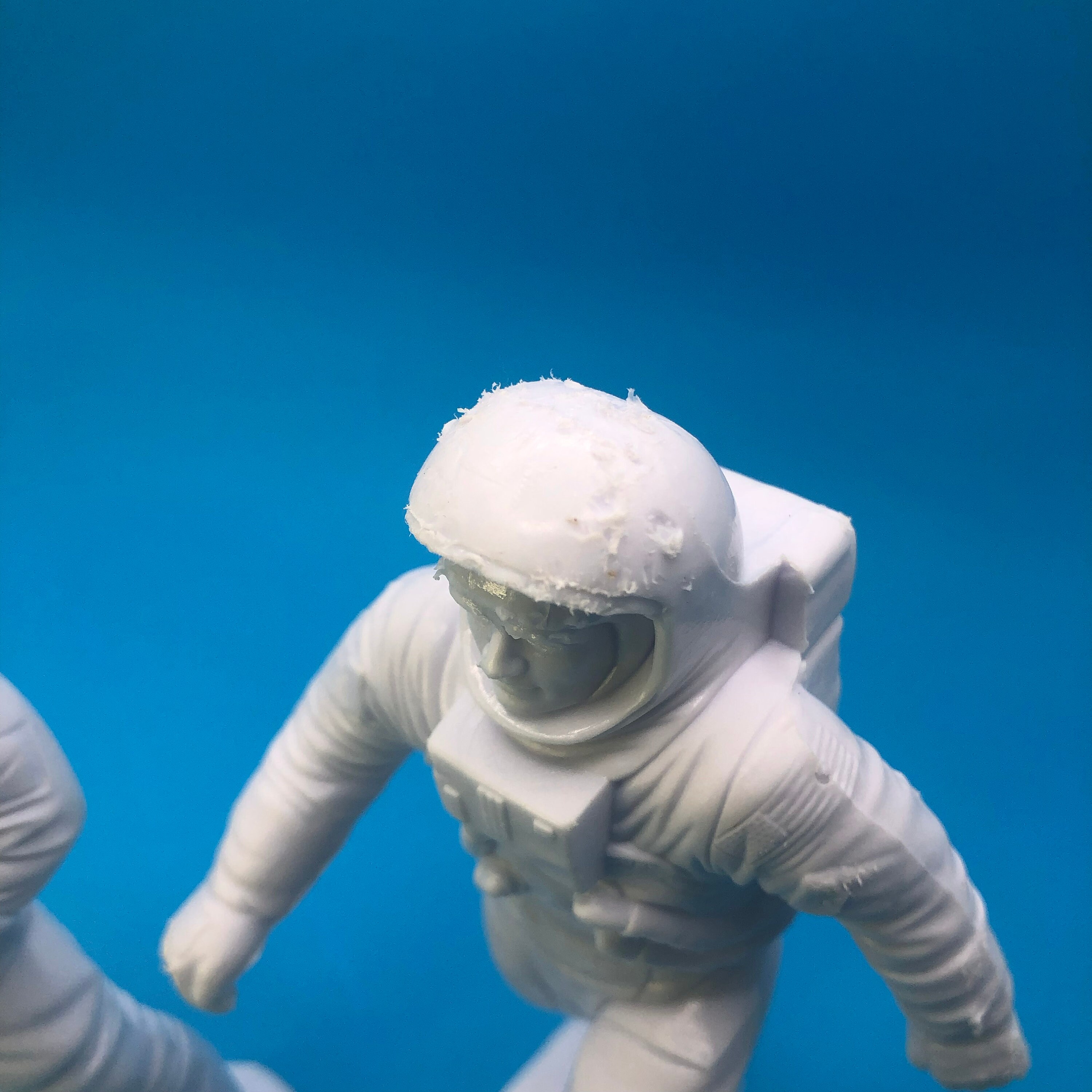 Vintage Louis Marx Toy Astronauts 1960s Space Man White Plastic Apollo ...