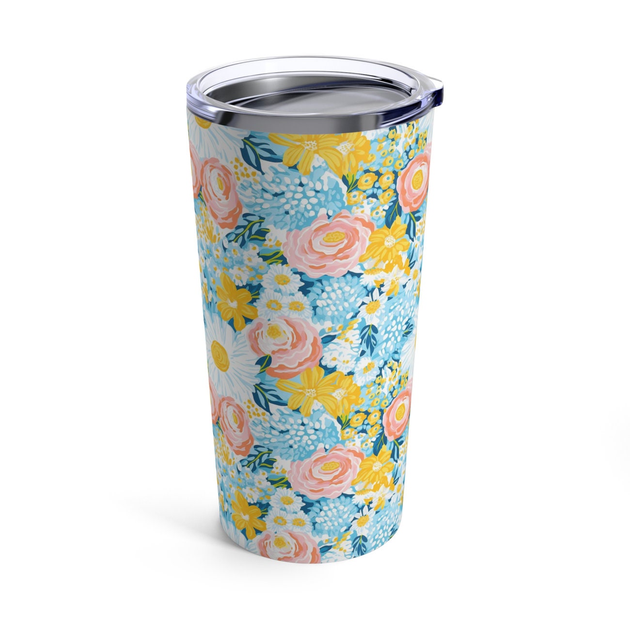 Acrylic Preppy Floral Seamless Pattern, Seamless Acrylic Flower ...