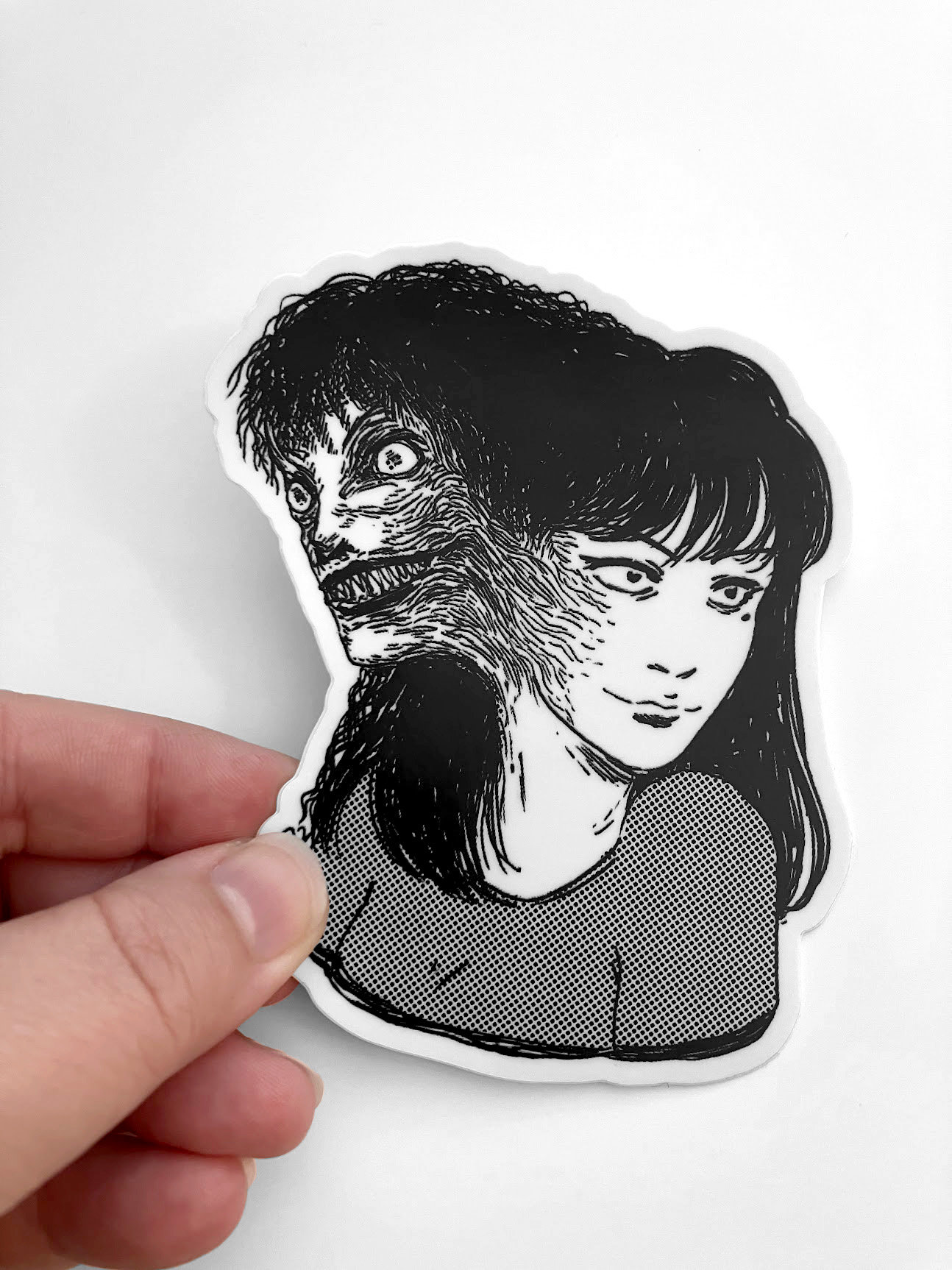 Tomie Junji Ito Horror Art Sticker - Etsy