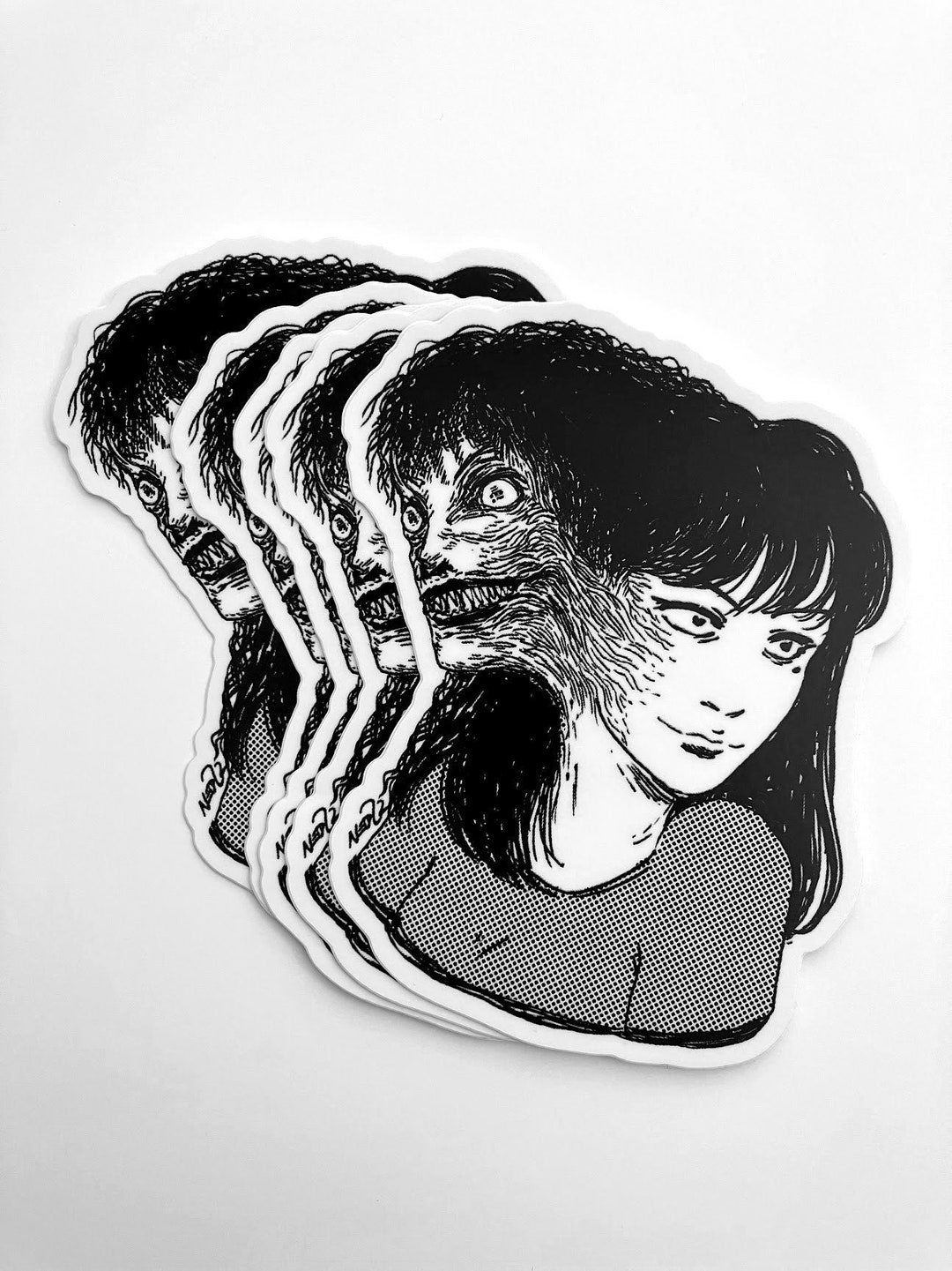 Tomie Junji Ito Horror Art Sticker - Etsy