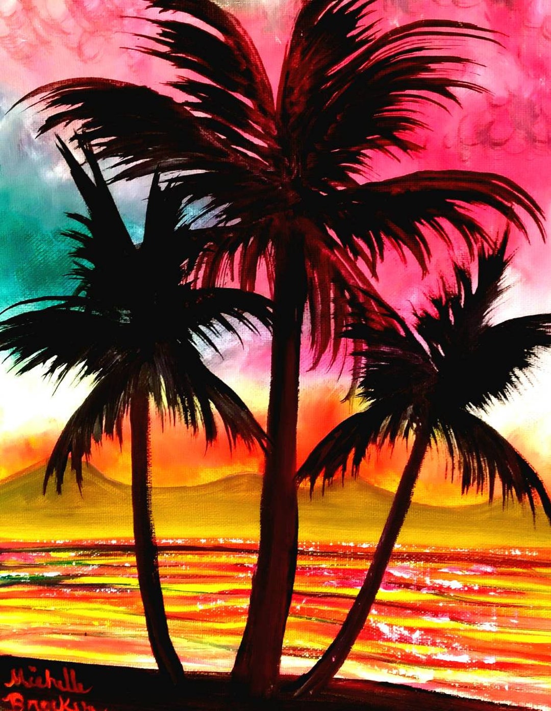Sunset Beach - Etsy