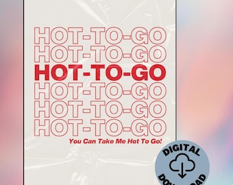 HOT TO GO | Chappell Roan Inspired | Music Print | Wall Print | Digital ...
