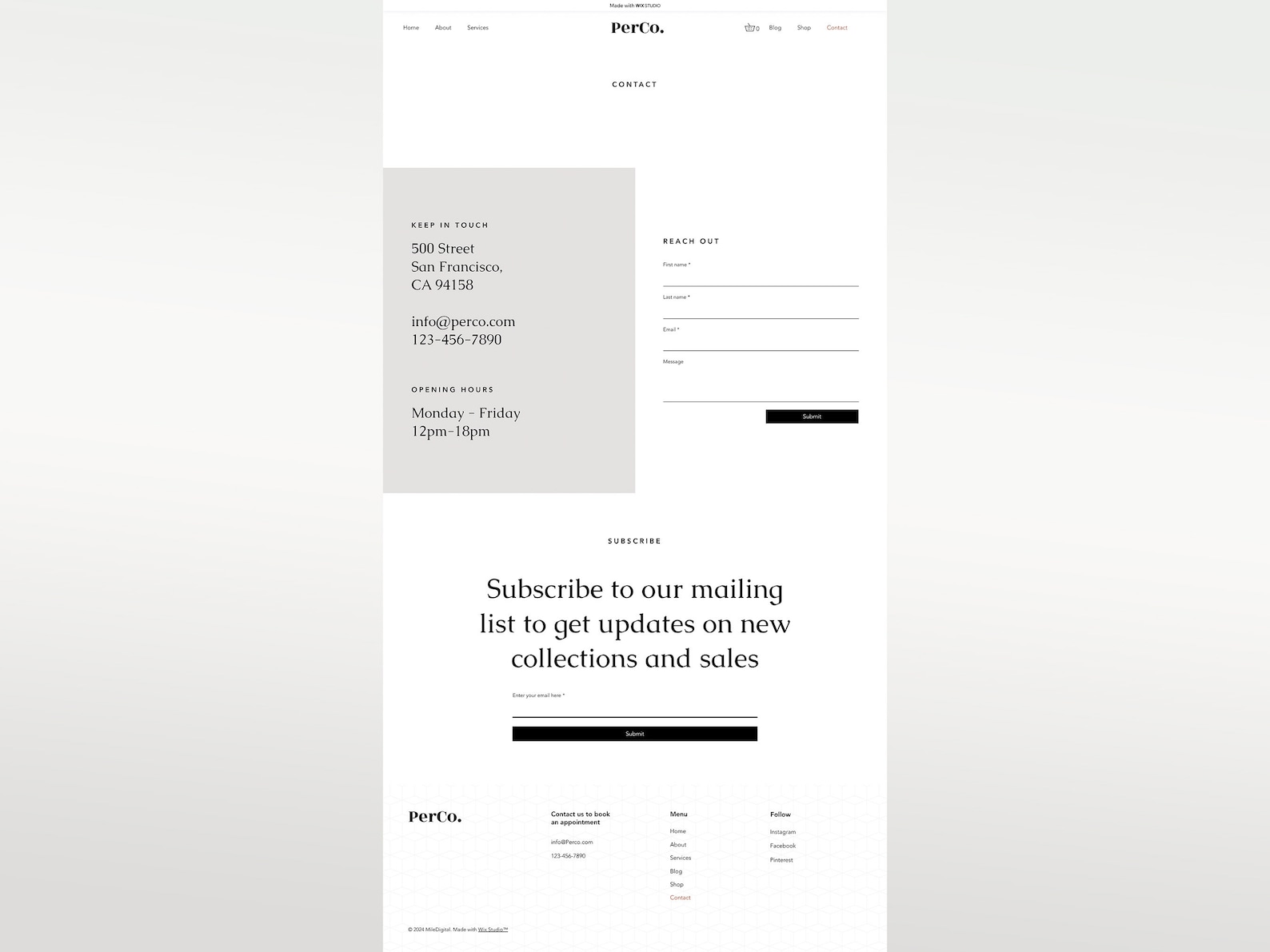 Wix Website Template for Personal Coach, Luxury White Template for ...