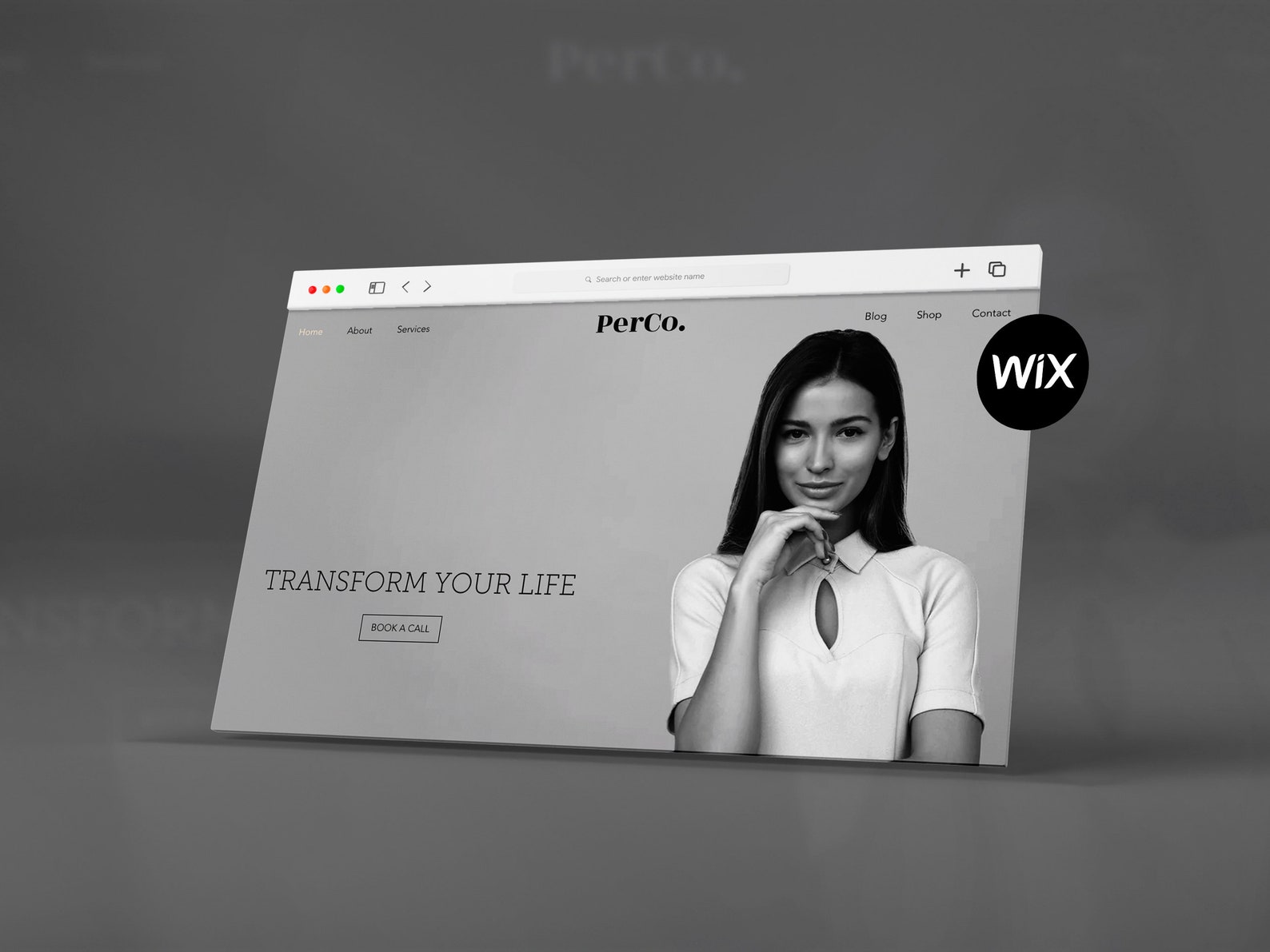 Wix Website Template for Personal Coach, Luxury White Template for ...