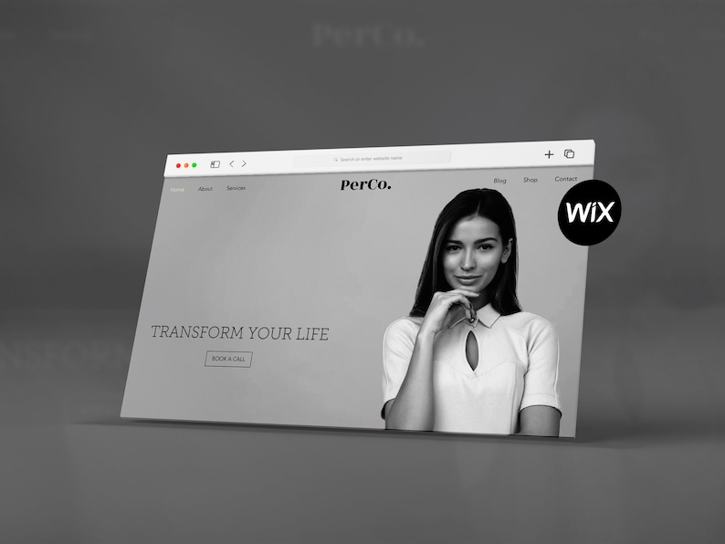 Wix Website Template for Personal Coach, Luxury White Template for ...