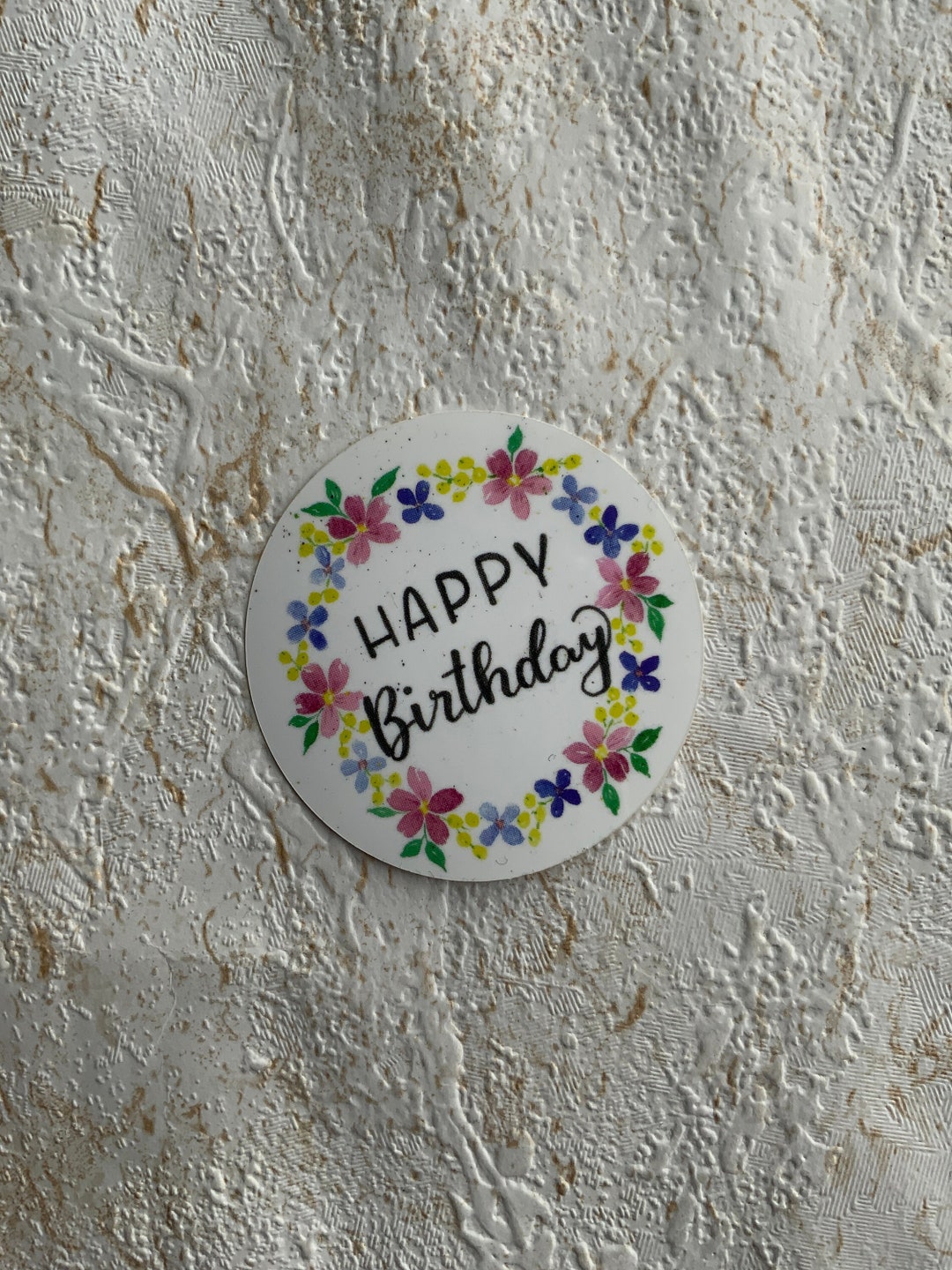 Sticker happy Birthday - Etsy
