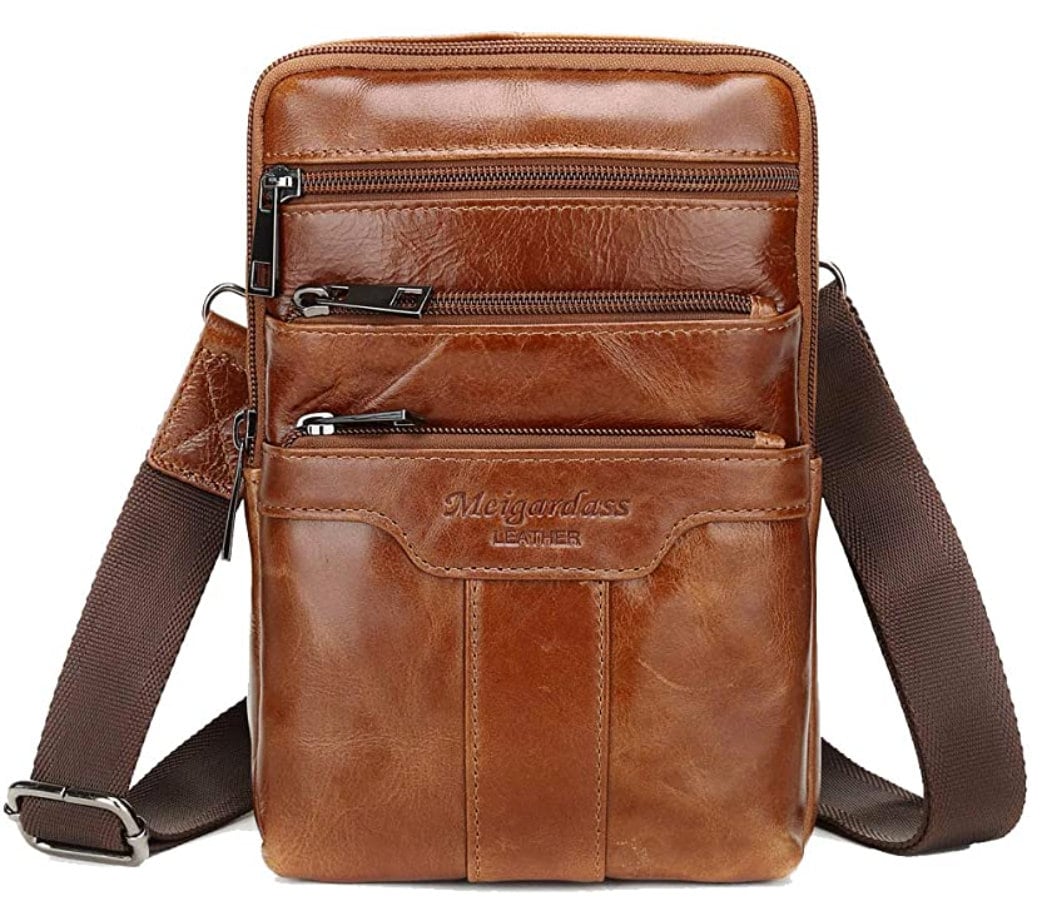 Leader Bag Men's Genuine Leather | Etsy