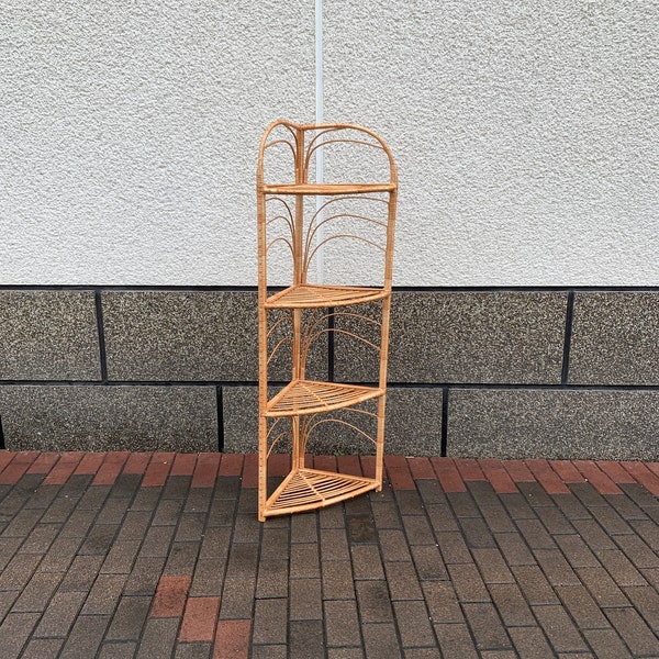Wicker Corner Shelf - Etsy