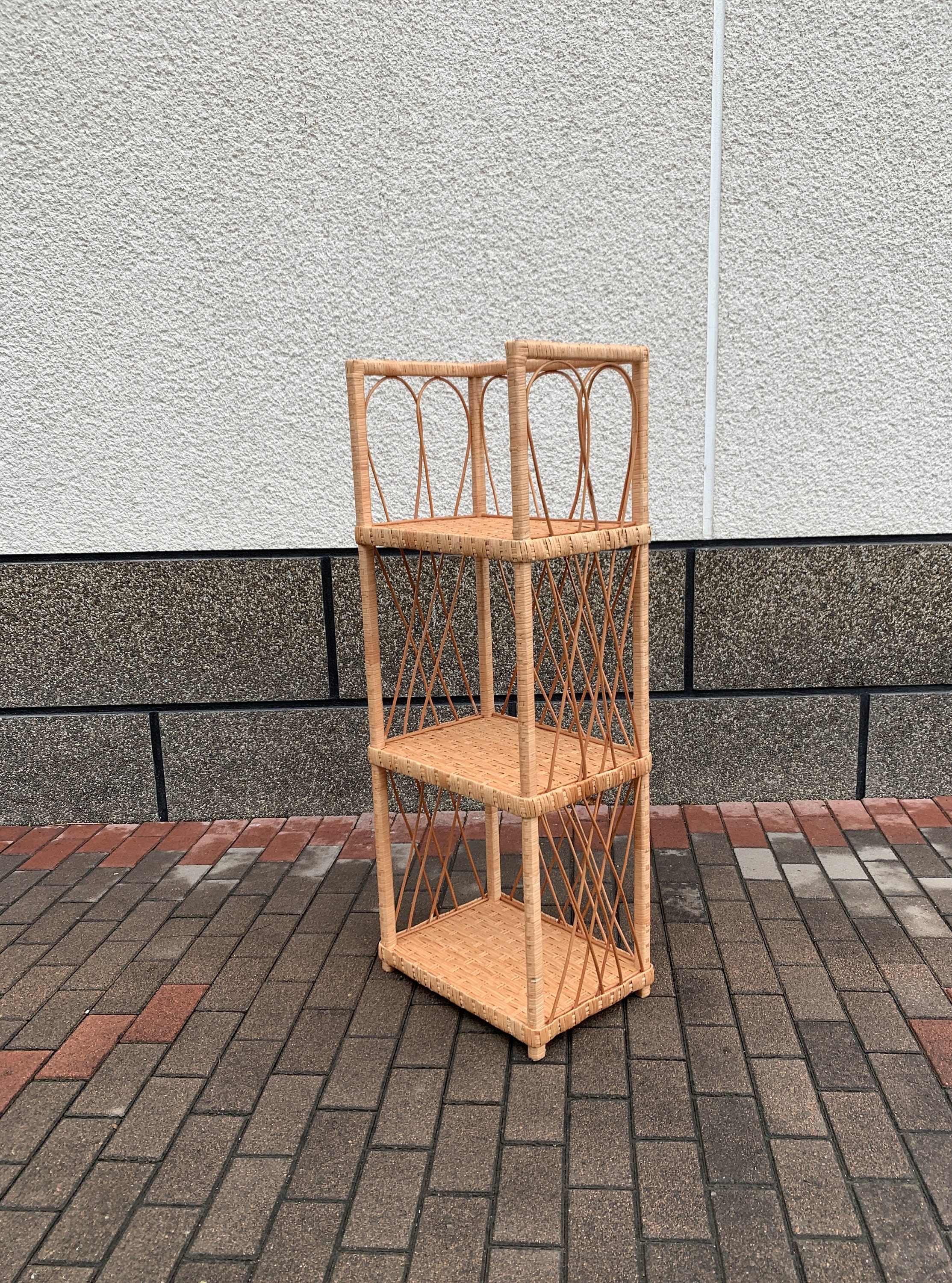 3 Tier Plant Stand Boho Bookshelf Boho Patio Furniture Boho - Etsy