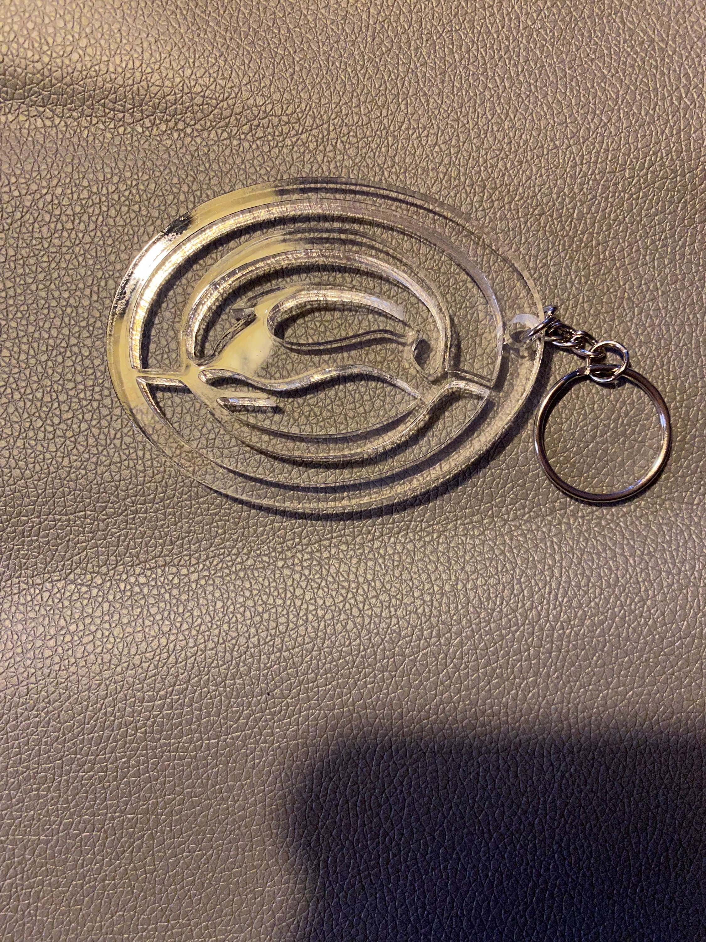 Impala Logo Key Chain Chevy Chevrolet Classic Clear Acrylic Laser Cut ...