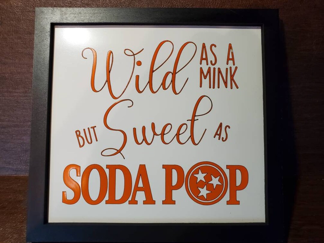 Wild as a Mink Sweet as Soda Pop - Etsy