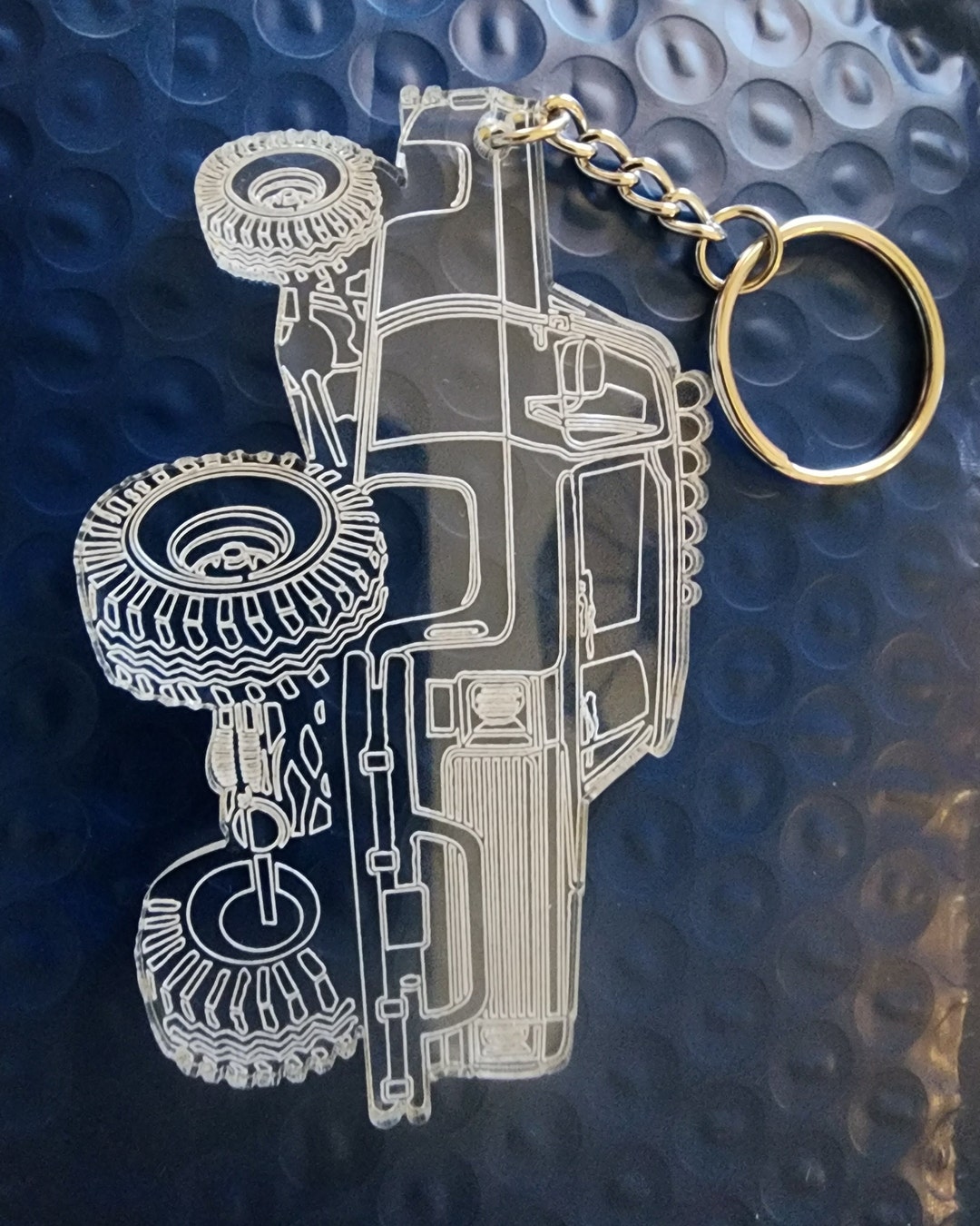 Lifted Squarebody Chevy Truck Keychain - Laser Cut Acrylic Silverado - Etsy