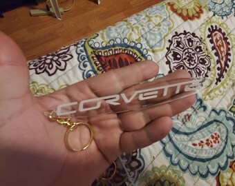 Corvette Key Chain - Etsy
