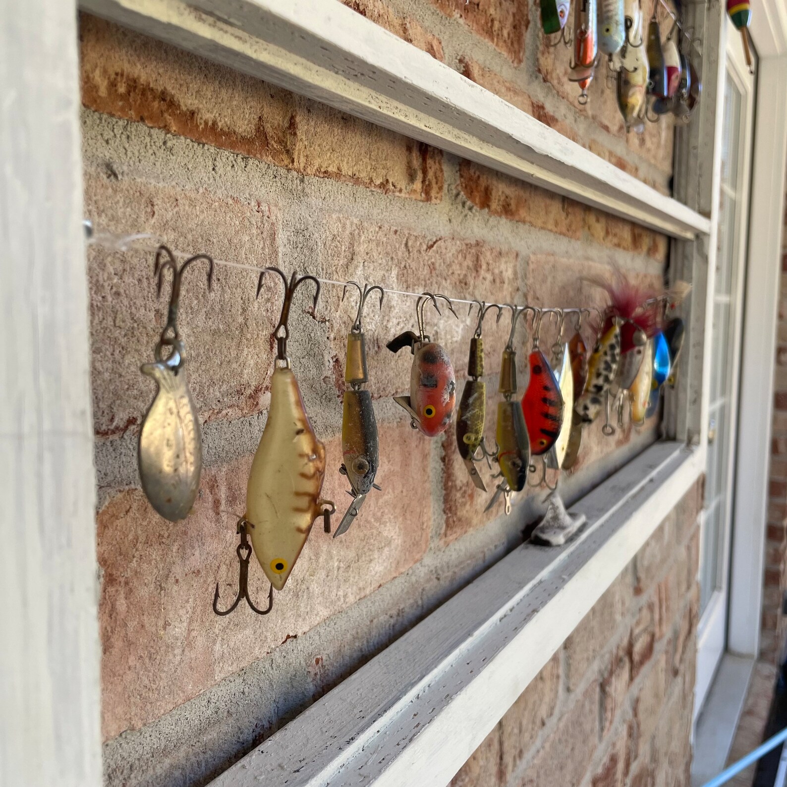 Vintage Fishing Lure Display Fishing Gift for Dad Vintage - Etsy