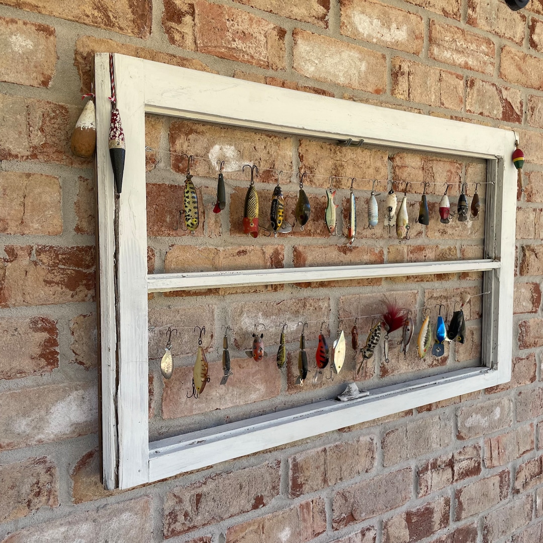 Vintage Fishing Lure Display Fishing Gift for Dad Vintage - Etsy