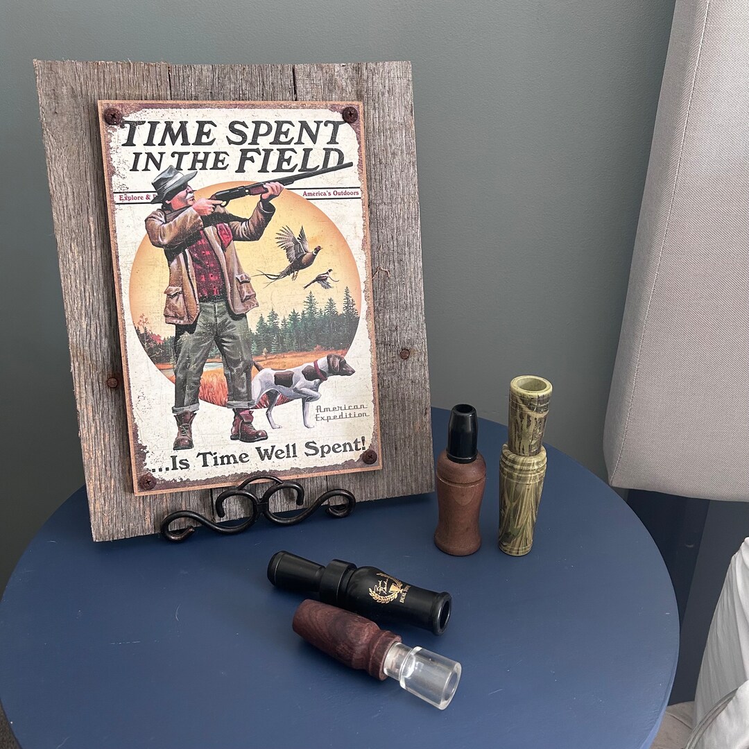 Vintage Hunting Wall Art and Sign | Hunting Gift for Dad | Man Cave ...