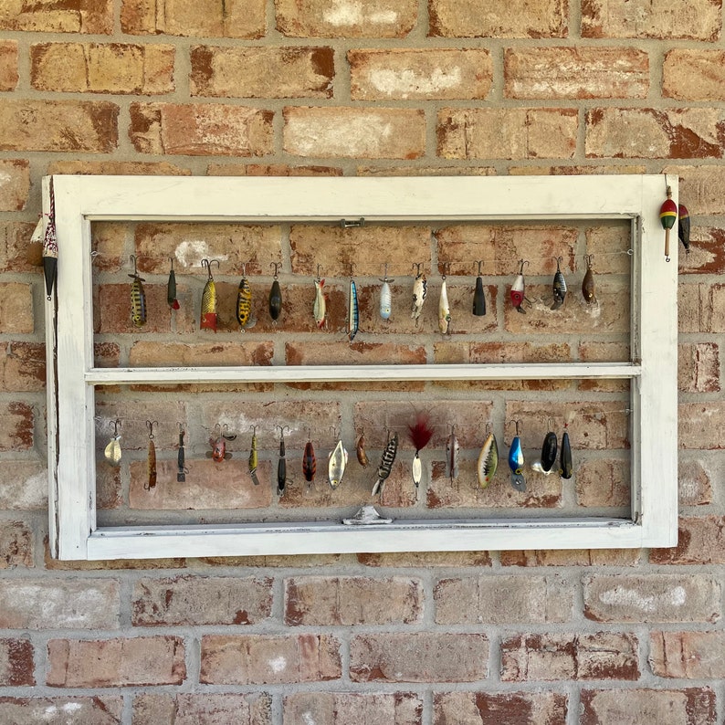 Vintage Fishing Lure Display Fishing Gift for Dad Vintage - Etsy