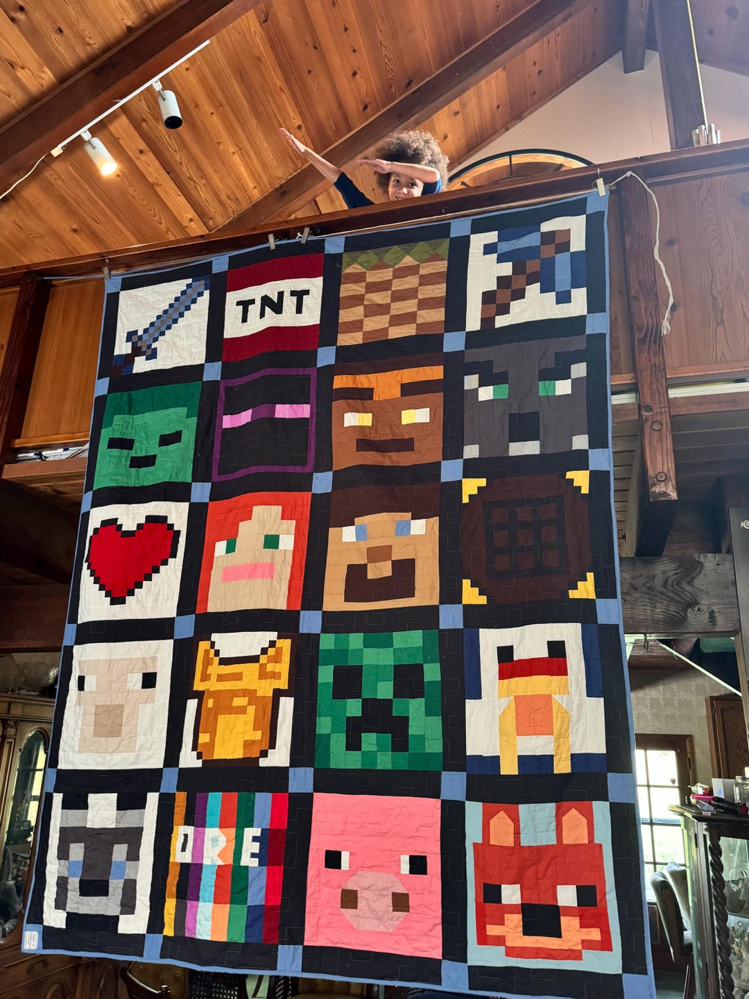Minecraft King/queen Quilt Aprox 108"x108" Your Choice of 25 Character ...