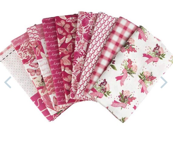 Hope in Bloom-riley Blake Breast Cancer Awareness Collection | Etsy