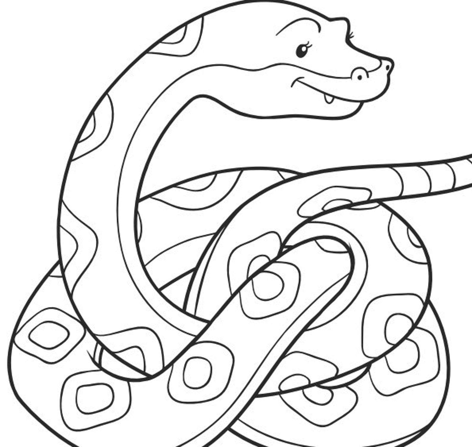 20 Fun Snake Coloring Pages for Kids . Digital Download - Etsy Canada