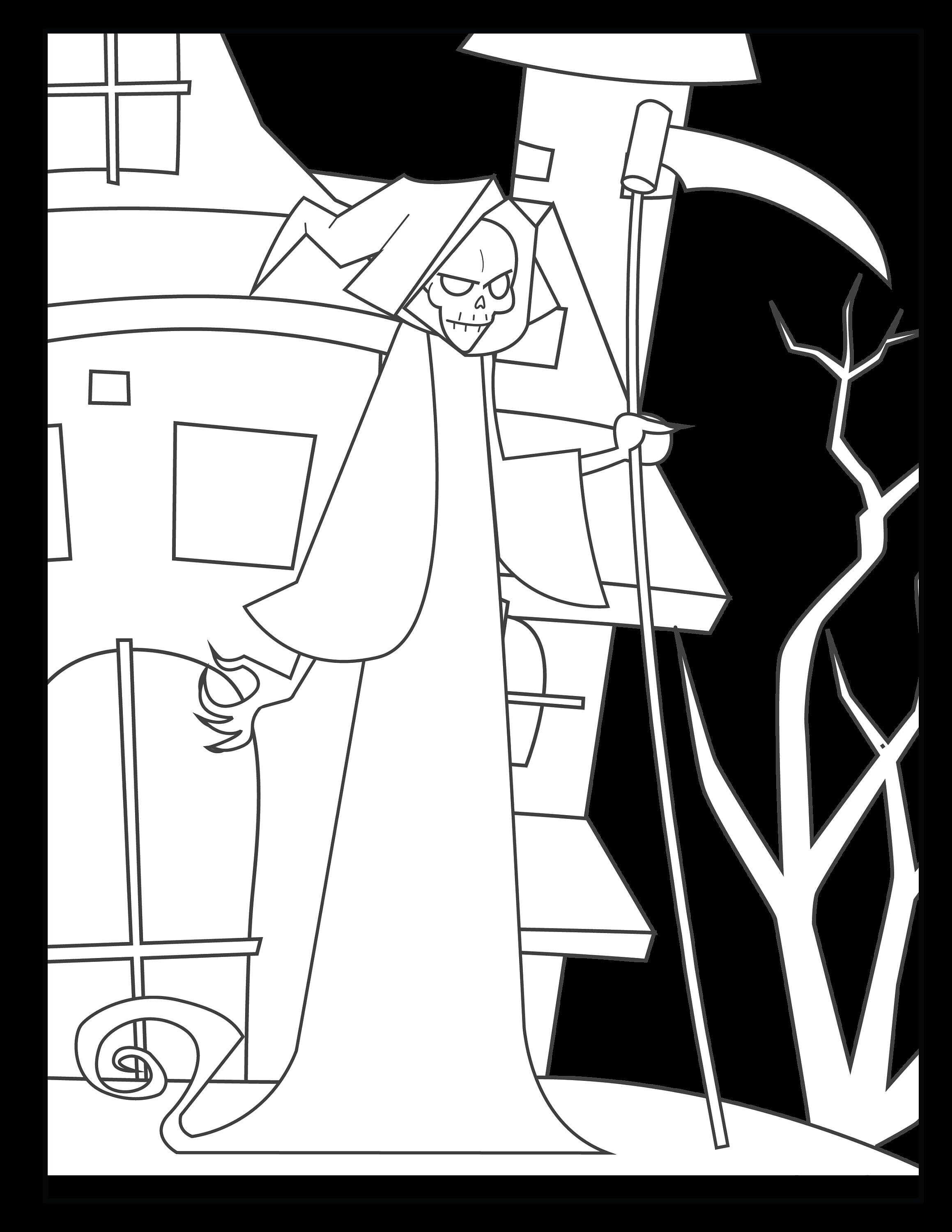 40 Happy Halloween Coloring Pages! - Etsy