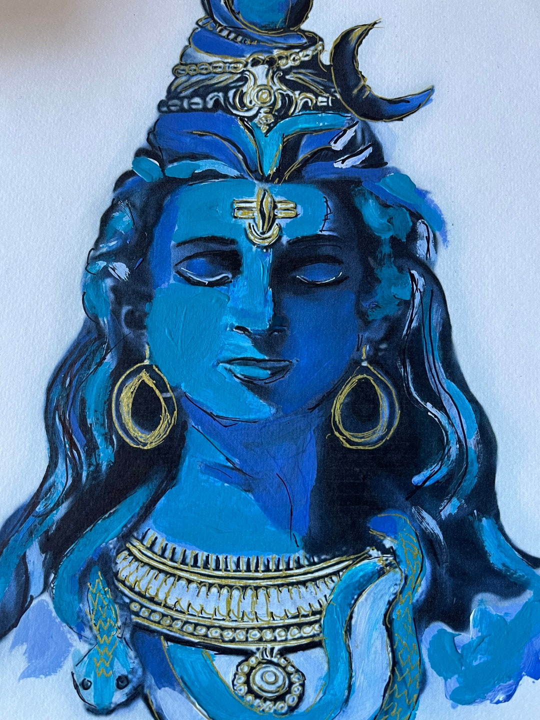 Blue Shiva - Etsy
