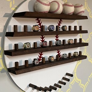 Round Baseball Ring and Medal Display (BASEBR) - Etsy