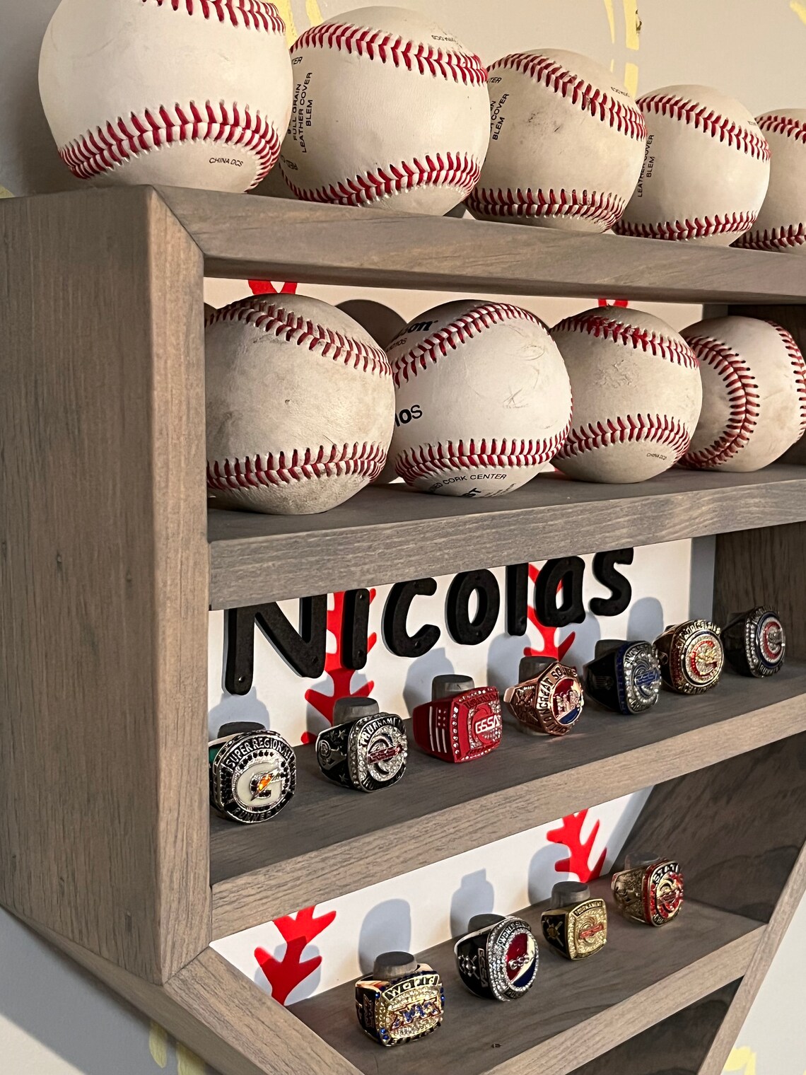 Home Plate Baseball and Ring Display jr4 - Etsy