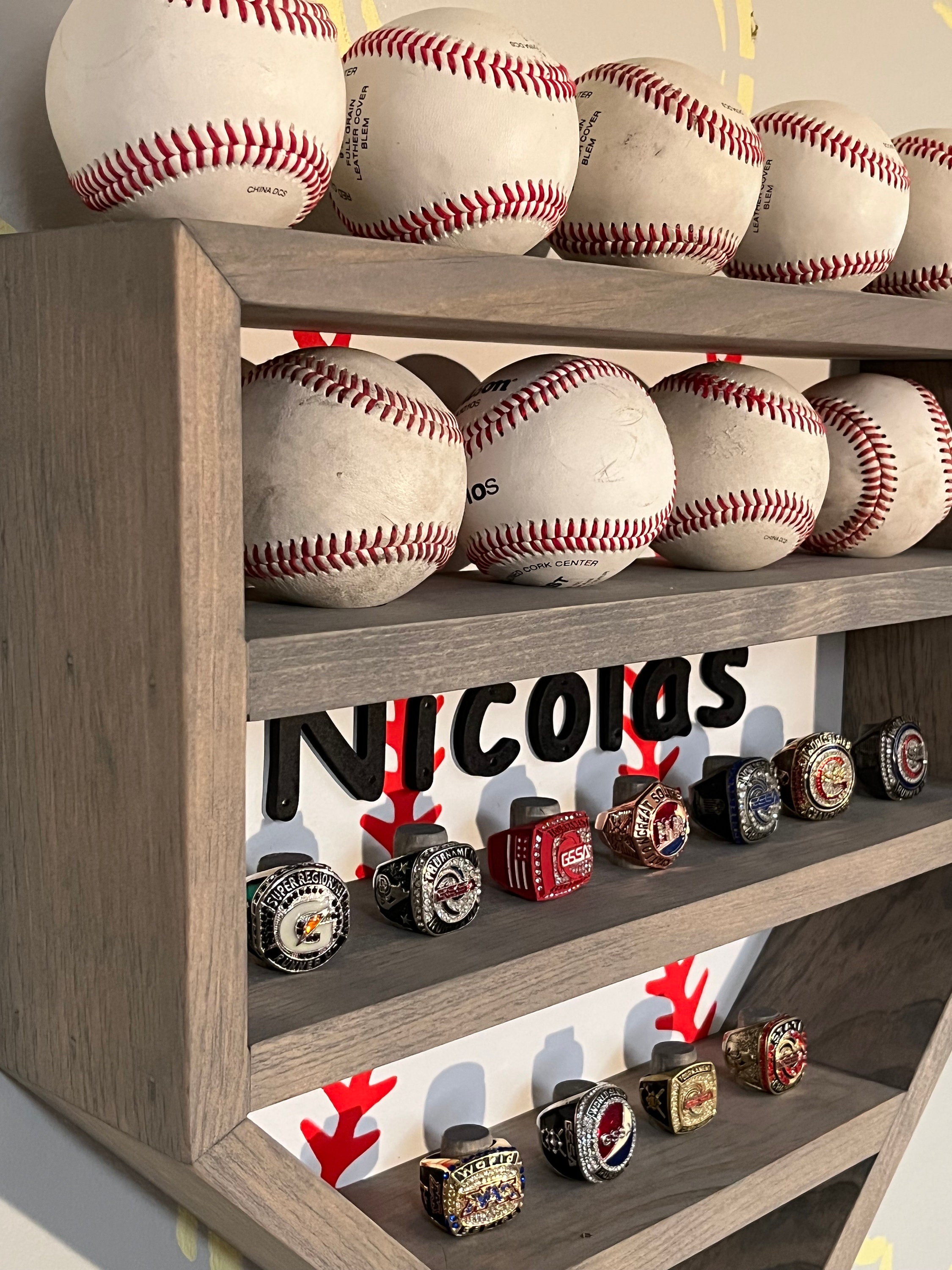Home Plate Baseball and Ring Display jr4 - Etsy