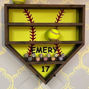 Softball Display (SB4) - Etsy