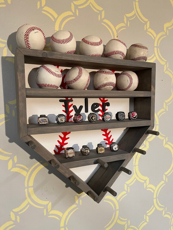Home Plate Baseball and Ring Display jr4 - Etsy