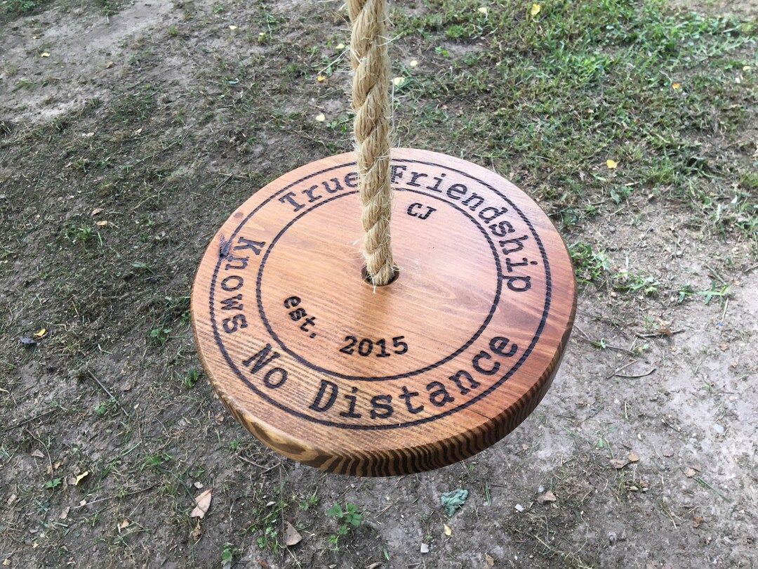 Round Rope Swing (personalized) - Etsy