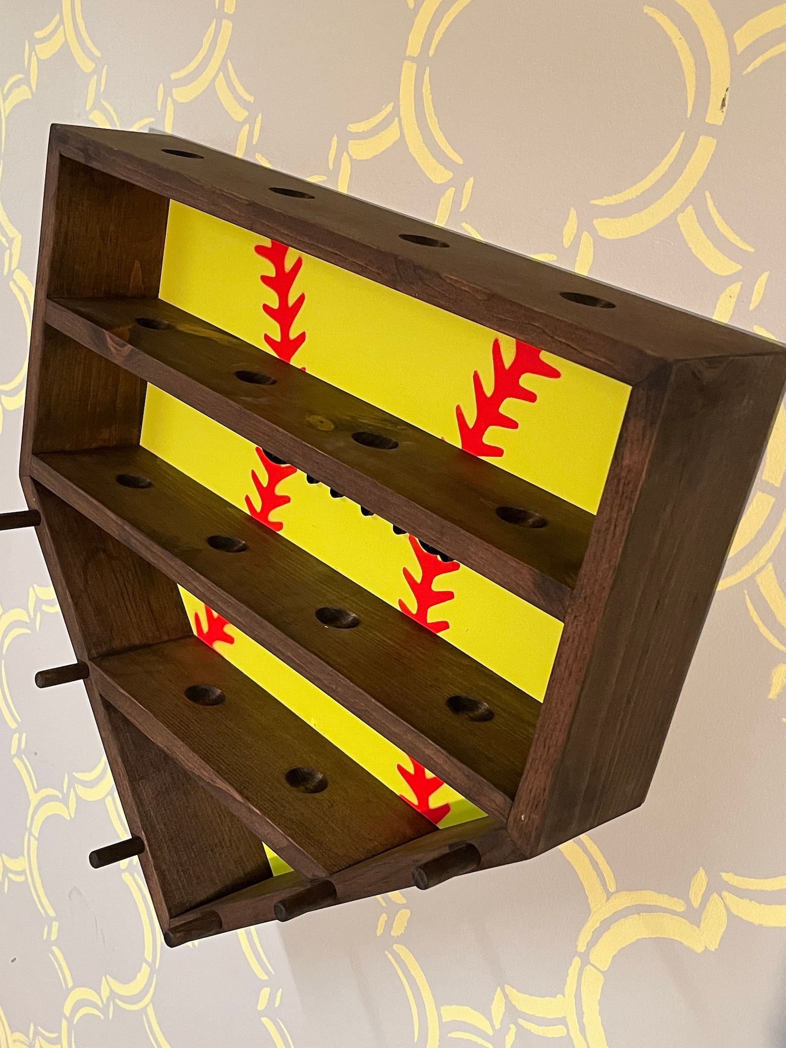 Softball Home Plate Display SB1 - Etsy