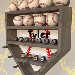 Homeplate Ring & Baseball Showcase jr - Etsy