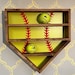 Softball Home Plate Display SB1 - Etsy
