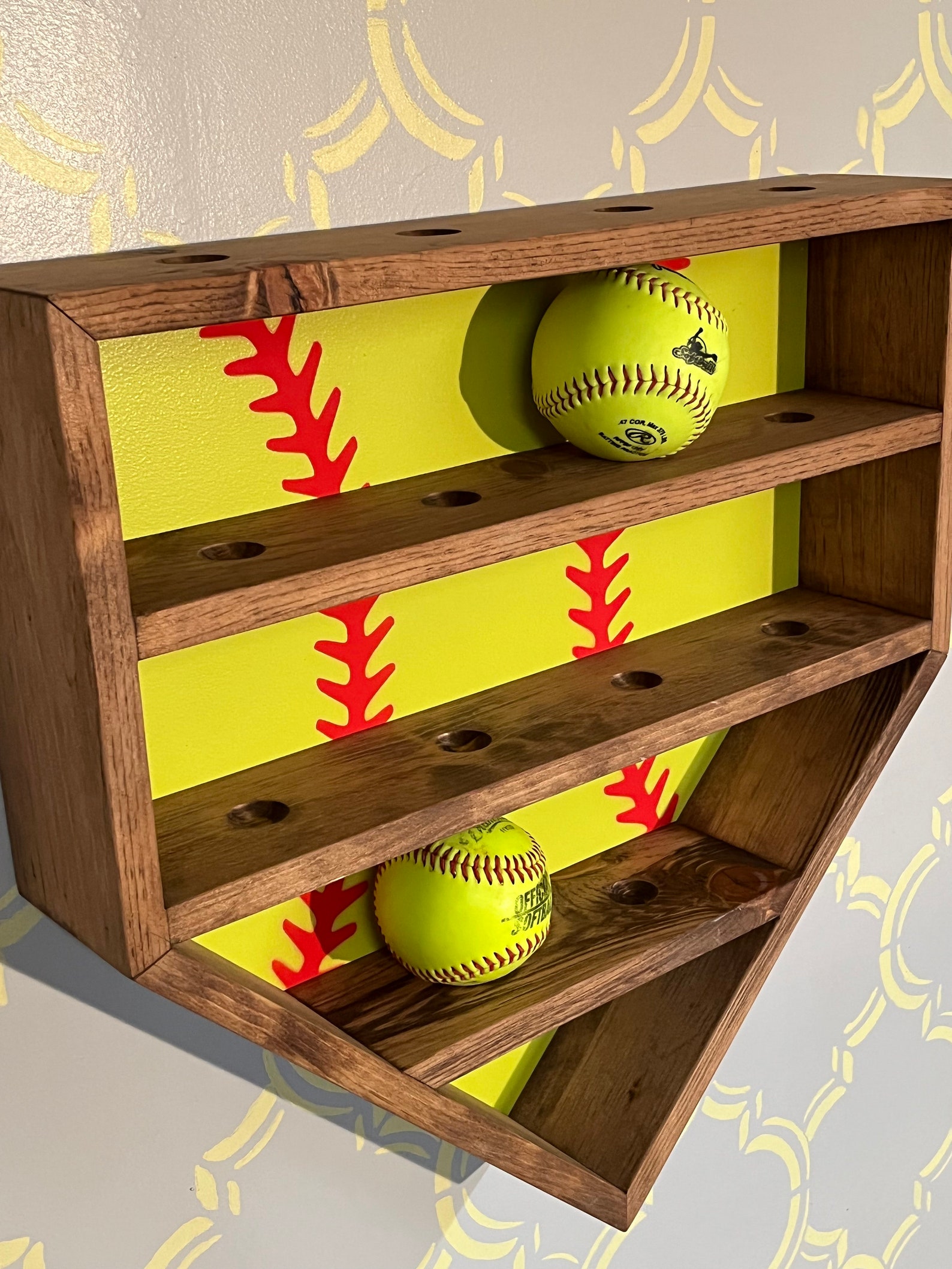 Softball Home Plate Display (SB1) - Etsy