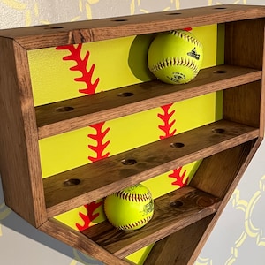 Softball Home Plate Display (SB1) - Etsy