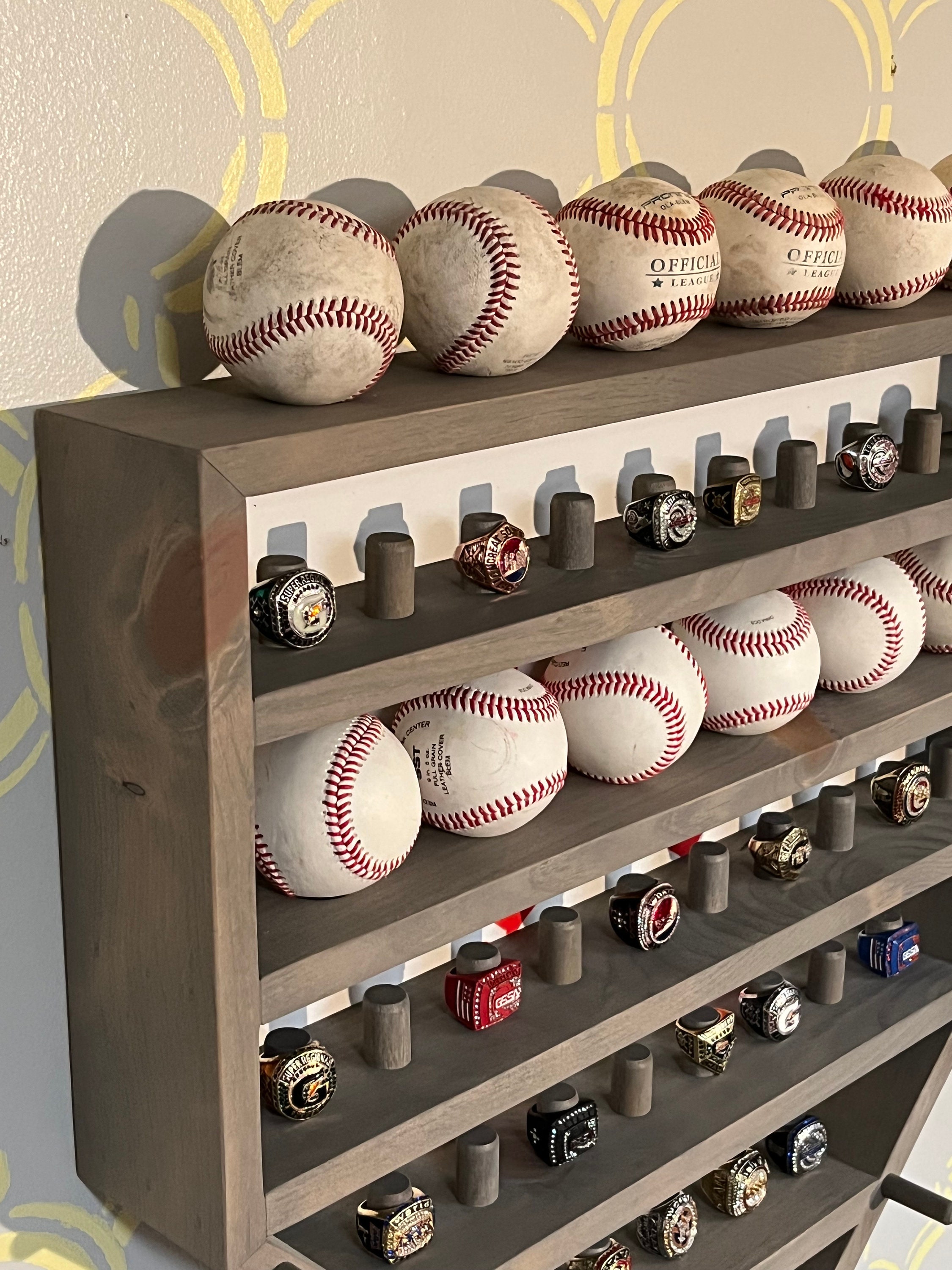 Homeplate Ring & Baseball Display (sr) - Etsy