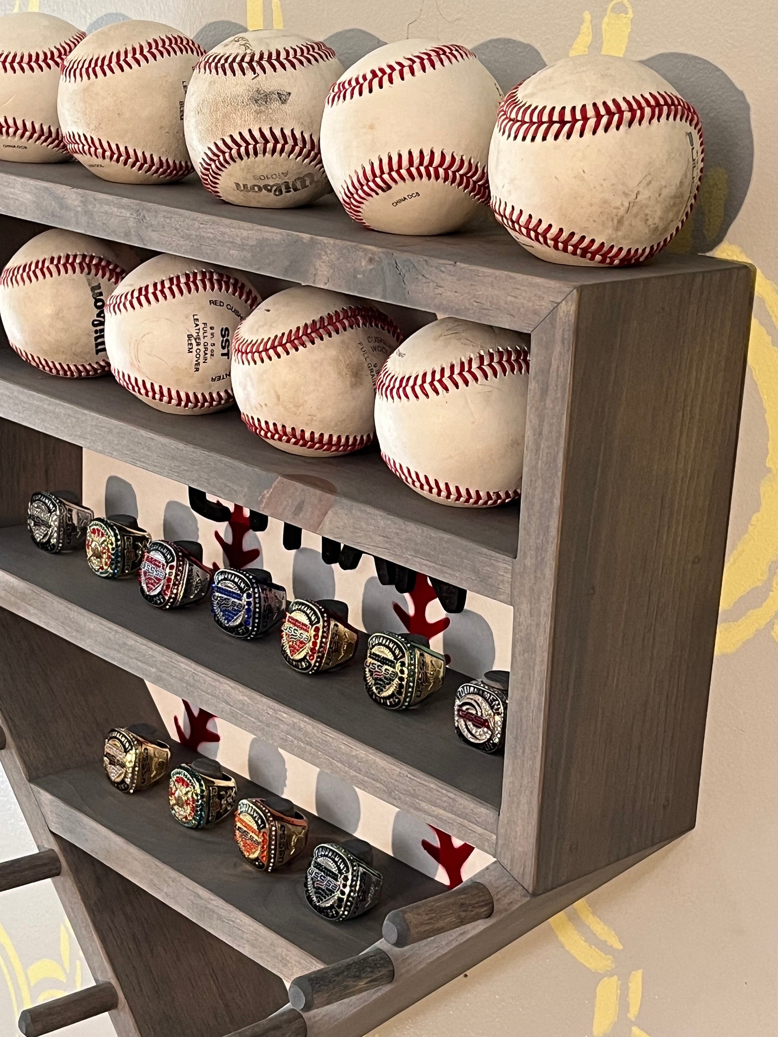 Home Plate Baseball and Ring Display jr4 - Etsy