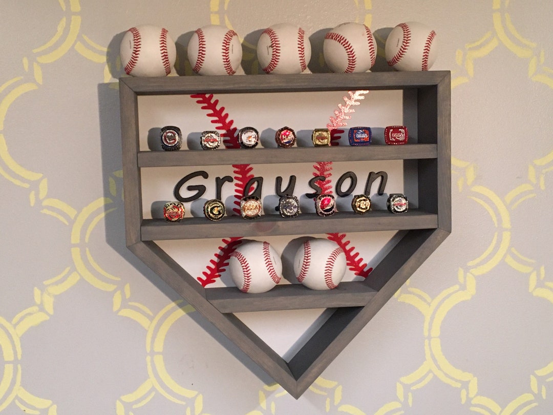 Homeplate Ring & Baseball Showcase (jr) - Etsy