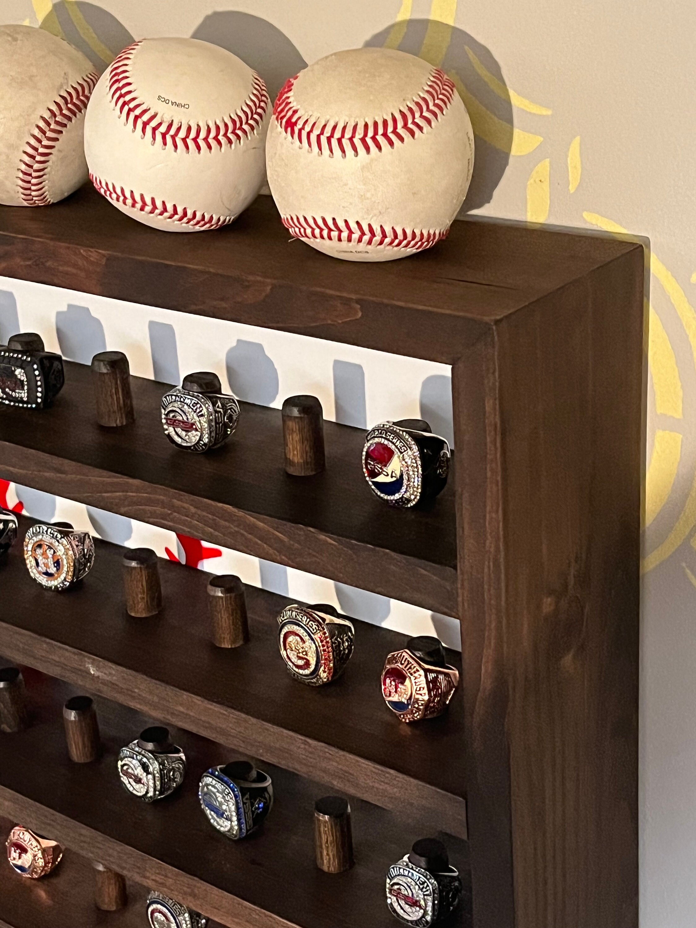 Large Baseball Ring and Medal Display SR3 - Etsy