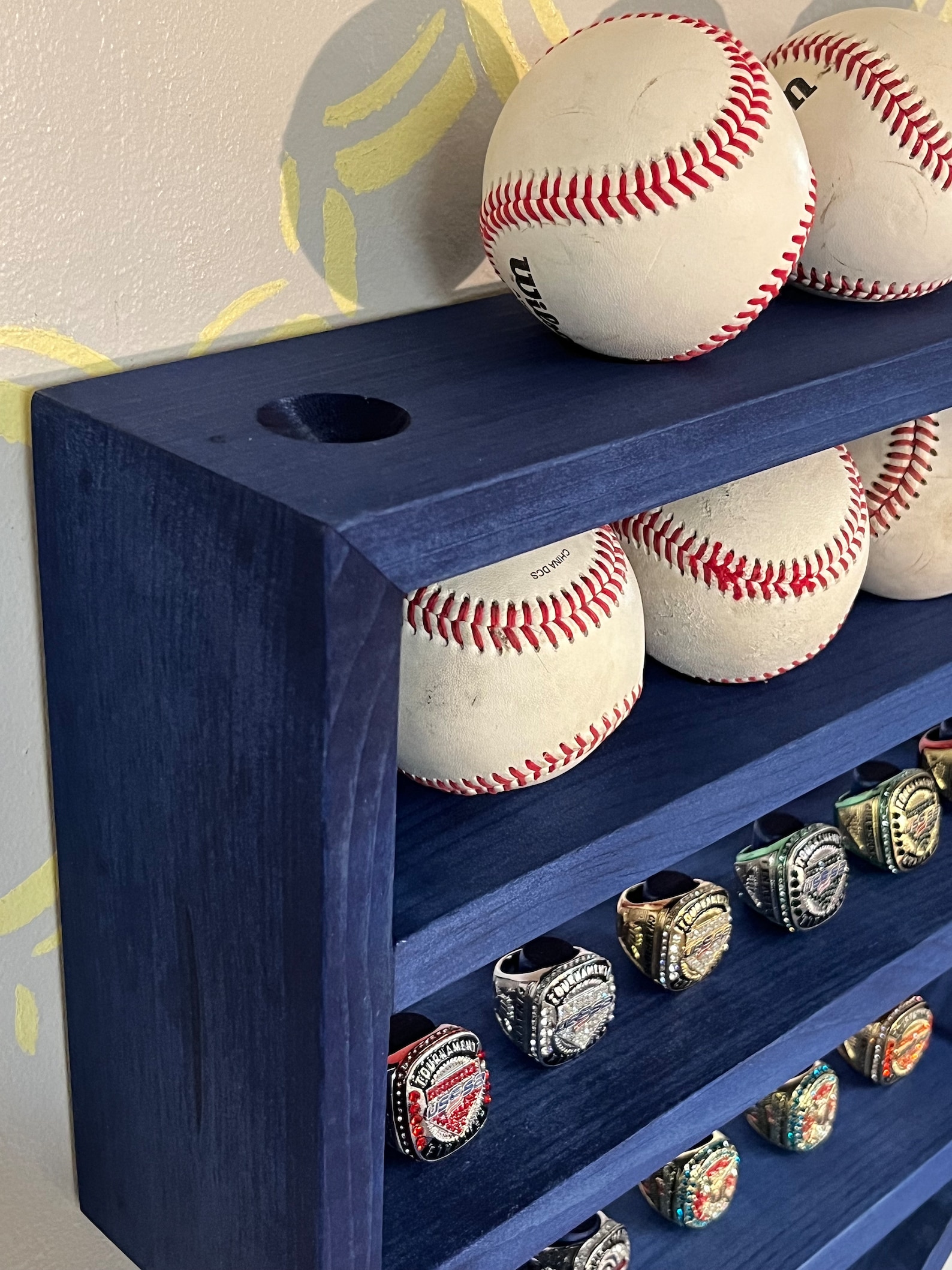 Home Plate Baseball and Ring Display jr4 - Etsy