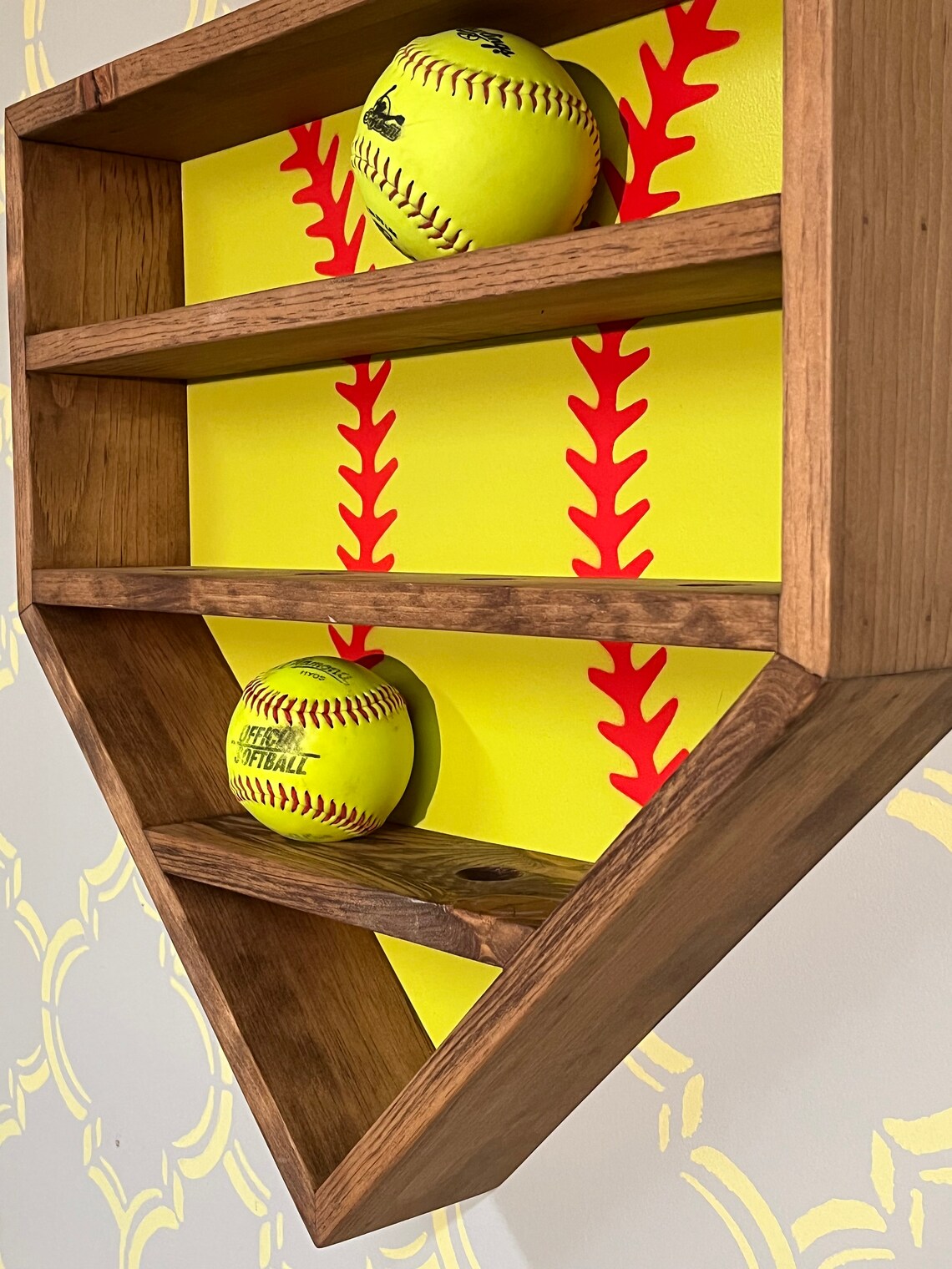 Softball Home Plate Display SB1 - Etsy
