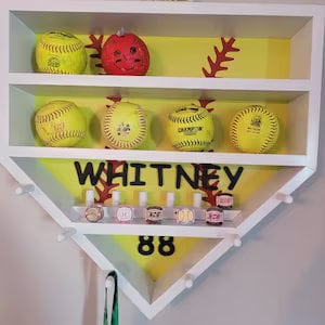 Softball Display (SB4) - Etsy