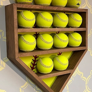 Softball Home Plate Display (SB1) - Etsy