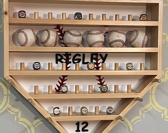 Baseball Homeplate Ring Ball Display JR6 - Etsy